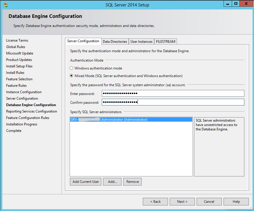 Instalación SQL Server 2014 Express